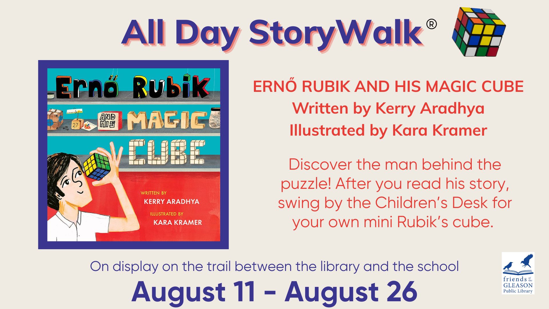 Summer StoryWalk® - Gleason Public Library